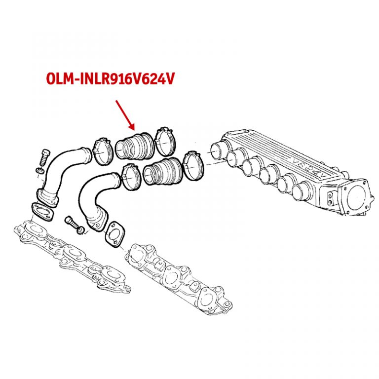 Intake rubber 916 V6 24V - Officina La Mosca