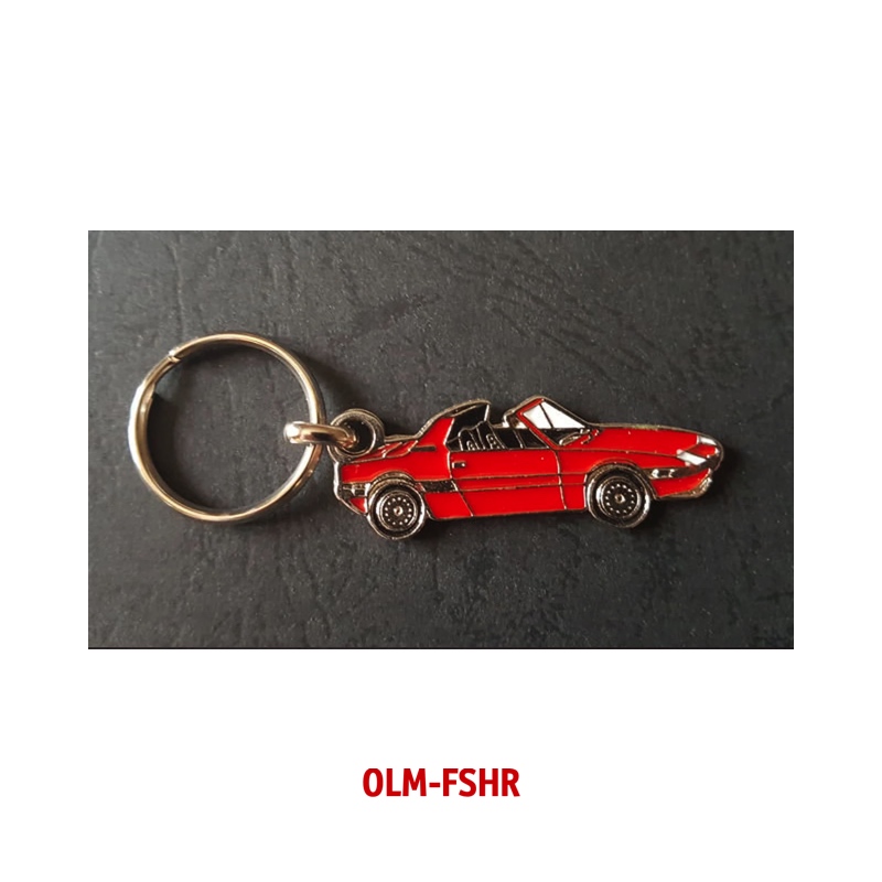 Fiat key ring X1/9 Red - Officina La Mosca