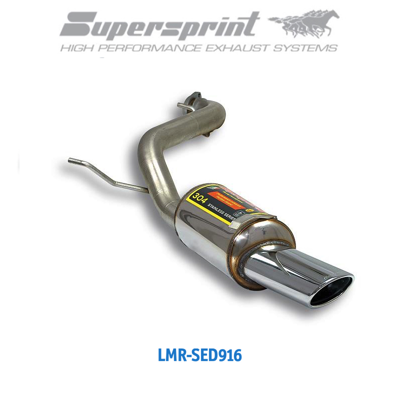 Supersprint Stainless Steel Sports Rear Muffler 916 - La Mosca Classico